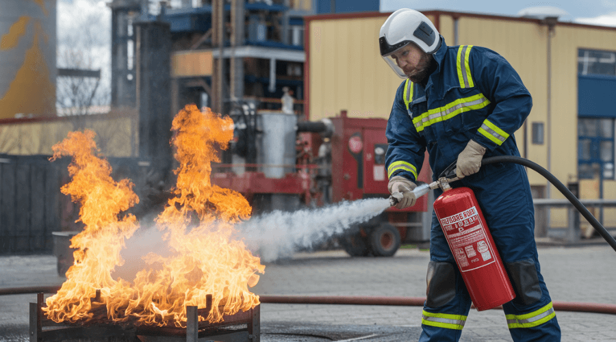 How to Use a Dry Powder Fire Extinguisher Safely